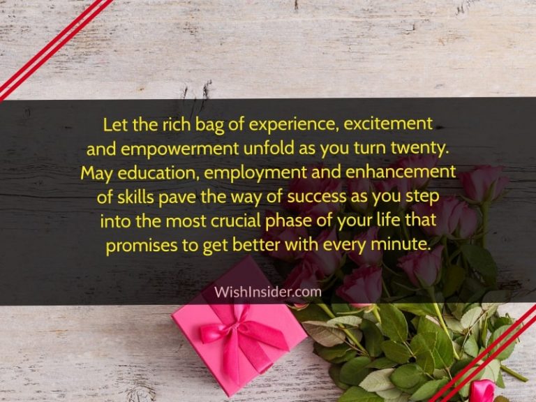 10 Best 20th Birthday Quotes – Wish Insider