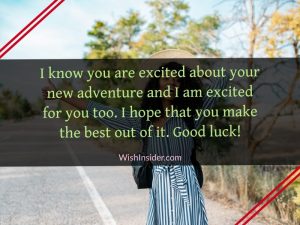 45 Good Luck on Your New Adventure Quotes – Wish Insider