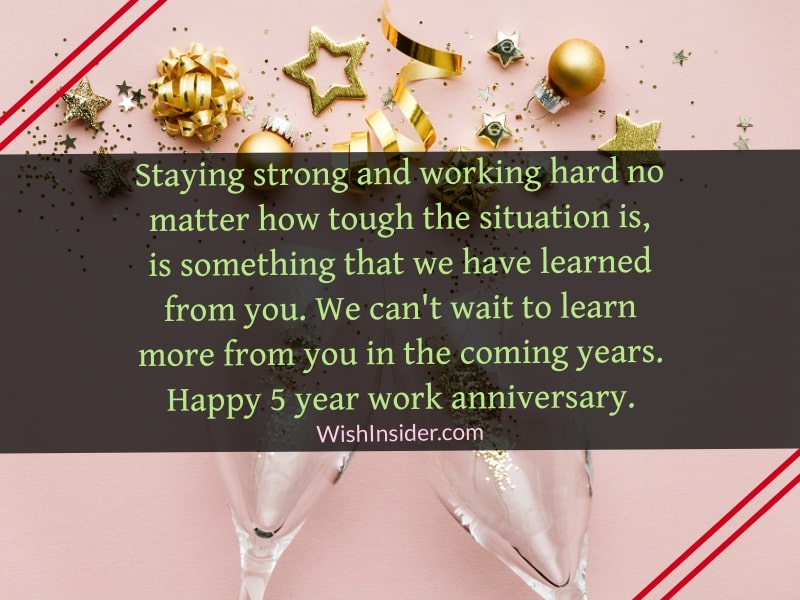 30 Happy 5 Year Work Anniversary Wishes Wish Insider 30 Happy 5 Year Work Anniversary Wishes Wish Insider
