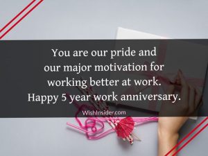 30 Happy 5 Year Work Anniversary Wishes – Wish Insider