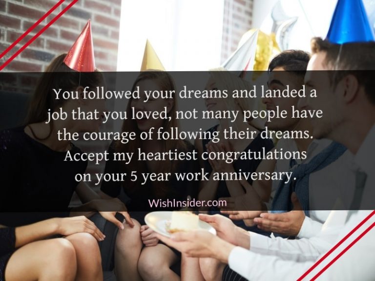 30 Happy 5 Year Work Anniversary Wishes – Wish Insider
